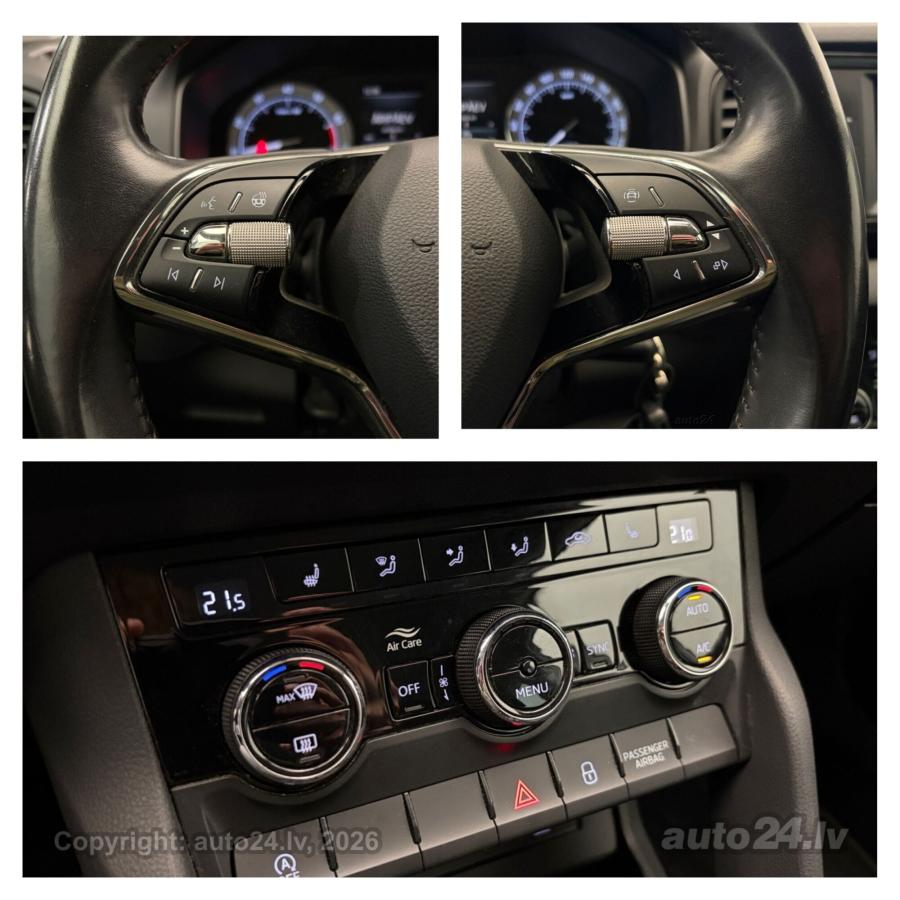 Grey Skoda Karoq 2022 in Tallinn, with an engine capacity of 1.00 L and mileage of 96 thousand km for 16900 €, photo 10 on AUTOMOTO.COM.LV