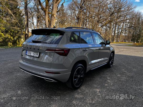 Grey Skoda Karoq 2023 in Tallinn, with an engine capacity of 2.00 L and mileage of 69 thousand km for 29900 €, photo 5 on AUTOMOTO.COM.LV