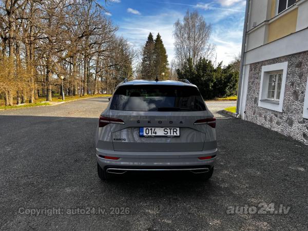 Grey Skoda Karoq 2023 in Tallinn, with an engine capacity of 2.00 L and mileage of 69 thousand km for 29900 €, photo 7 on AUTOMOTO.COM.LV