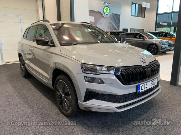 Grey Skoda Karoq 2023 in Rakvere, with an engine capacity of 2.00 L and mileage of 70 thousand km for 29400 €, photo 2 on AUTOMOTO.COM.LV