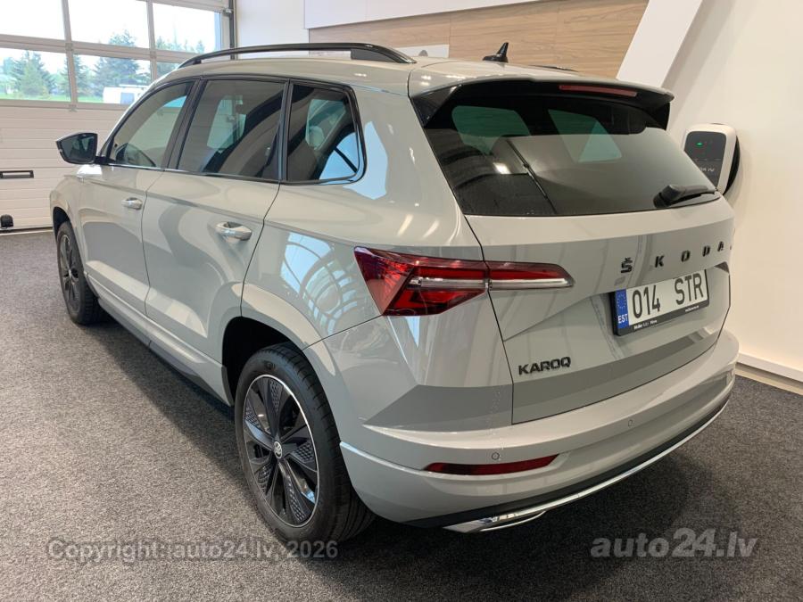 Grey Skoda Karoq 2023 in Rakvere, with an engine capacity of 2.00 L and mileage of 70 thousand km for 29400 €, photo 5 on AUTOMOTO.COM.LV