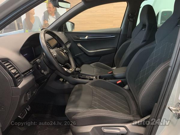 Grey Skoda Karoq 2023 in Rakvere, with an engine capacity of 2.00 L and mileage of 70 thousand km for 29400 €, photo 5 on AUTOMOTO.COM.LV