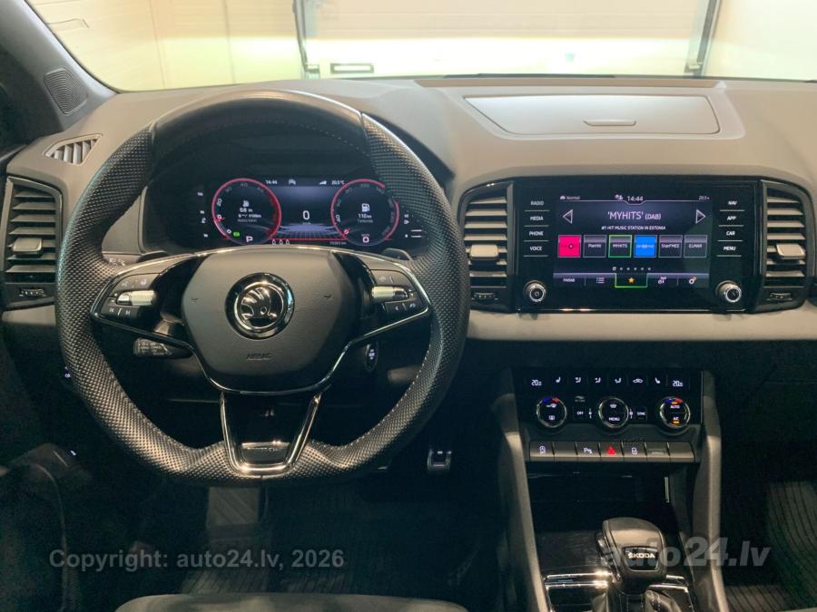 Grey Skoda Karoq 2023 in Rakvere, with an engine capacity of 2.00 L and mileage of 70 thousand km for 29400 €, photo 9 on AUTOMOTO.COM.LV