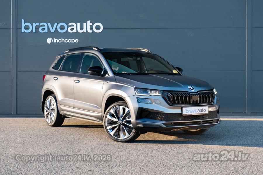 Grey Skoda Karoq 2023 in Tartu, with an engine capacity of 2.00 L and mileage of 52 thousand km for 30900 €, photo 4 on AUTOMOTO.COM.LV