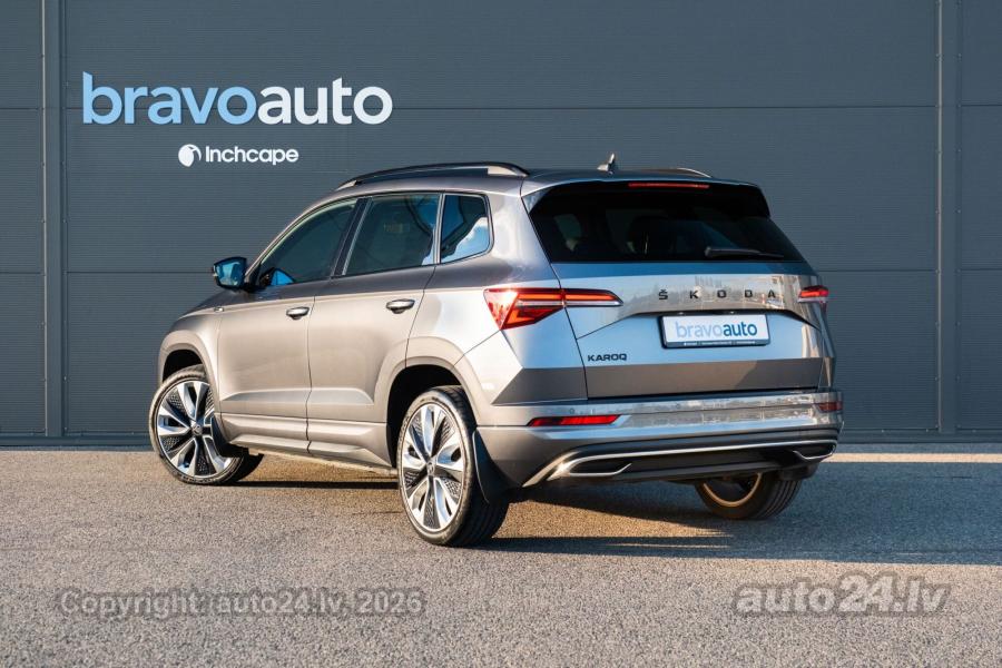 Grey Skoda Karoq 2023 in Tartu, with an engine capacity of 2.00 L and mileage of 52 thousand km for 30900 €, photo 7 on AUTOMOTO.COM.LV