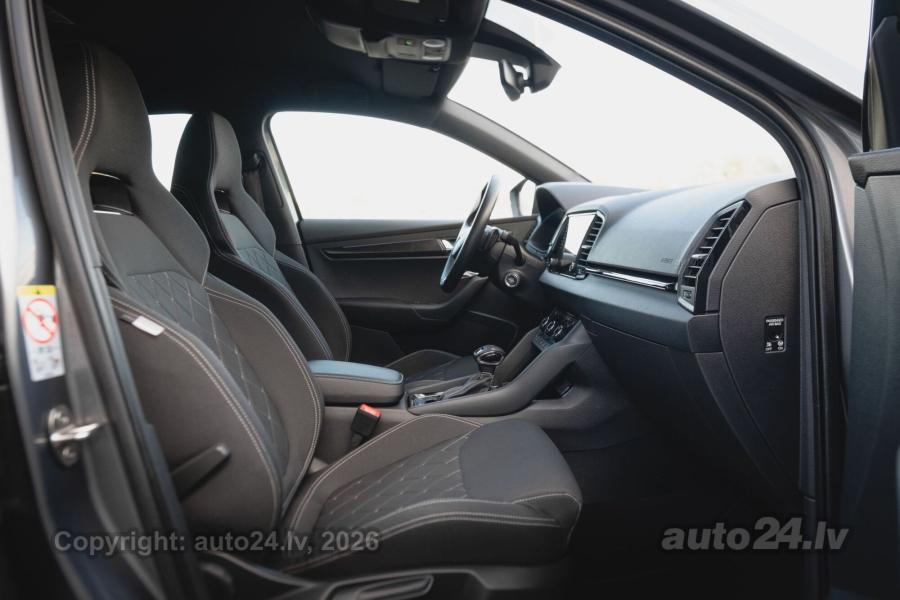 Grey Skoda Karoq 2023 in Tartu, with an engine capacity of 2.00 L and mileage of 52 thousand km for 30900 €, photo 17 on AUTOMOTO.COM.LV