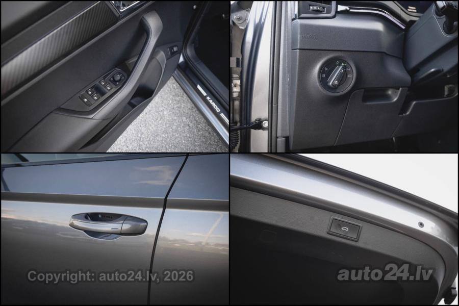 Grey Skoda Karoq 2023 in Tartu, with an engine capacity of 2.00 L and mileage of 52 thousand km for 30900 €, photo 25 on AUTOMOTO.COM.LV