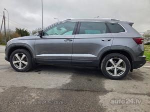 Grey Skoda Karoq 2024 in Tallinn, with an engine capacity of 1.50 L and mileage of 46 thousand km for 28200 €, photo 8 on AUTOMOTO.COM.LV