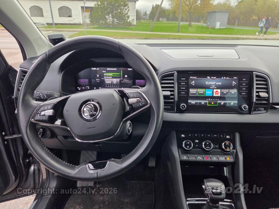 Grey Skoda Karoq 2024 in Tallinn, with an engine capacity of 1.50 L and mileage of 46 thousand km for 28200 €, photo 14 on AUTOMOTO.COM.LV