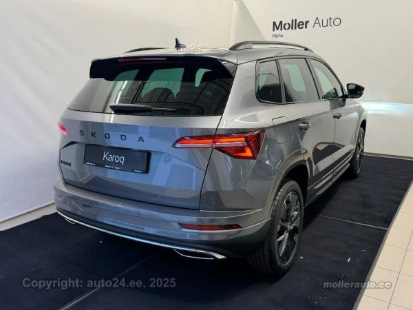 Grey Skoda Karoq 2025 in Parnu, with an engine capacity of 1.50 L and mileage of 5 thousand km for 35900 €, photo 3 on AUTOMOTO.COM.LV