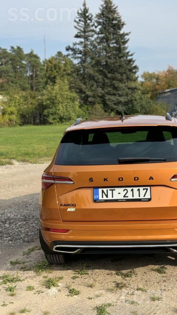 Oranžs Skoda Karoq 2023 Rīga, ar dzinēja tilpumu 1.50 L un nobraukumu 46 tūkst. km par 26900 €, foto 10 vietnē AUTOMOTO.COM.LV