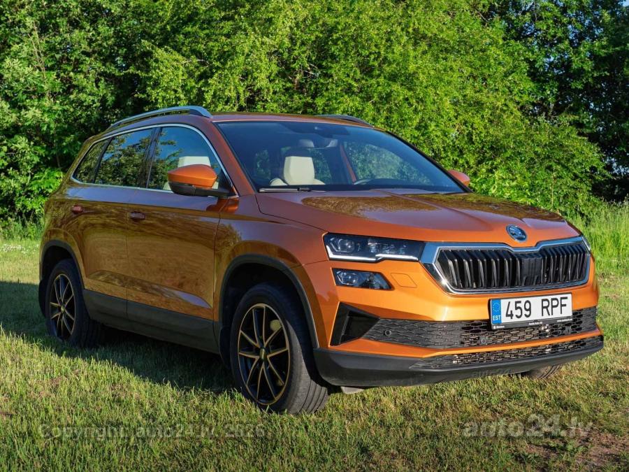 Oranžs Skoda Karoq 2023 Tallina, ar dzinēja tilpumu 1.50 L un nobraukumu 44 tūkst. km par 29900 €, foto 3 vietnē AUTOMOTO.COM.LV