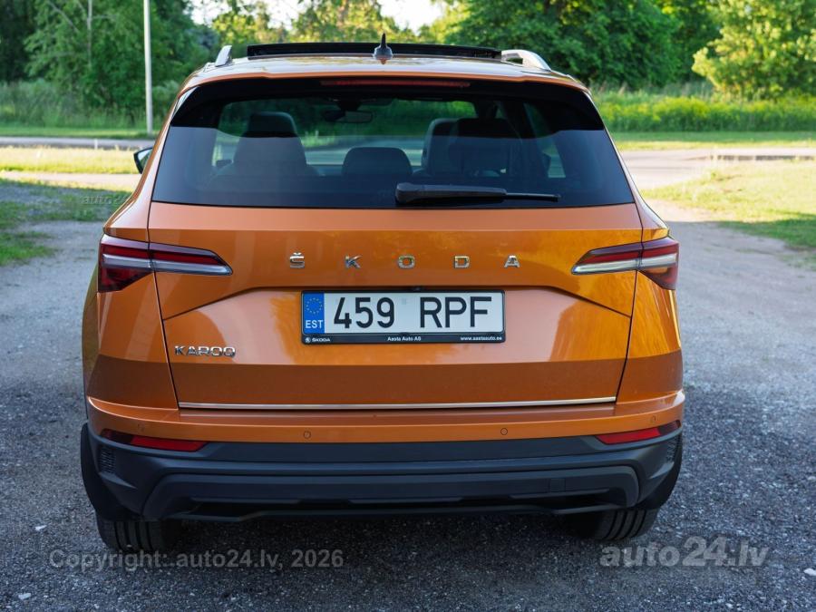 Oranžs Skoda Karoq 2023 Tallina, ar dzinēja tilpumu 1.50 L un nobraukumu 44 tūkst. km par 29900 €, foto 4 vietnē AUTOMOTO.COM.LV