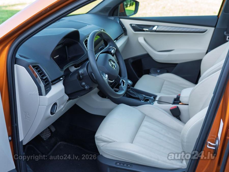 Oranžs Skoda Karoq 2023 Tallina, ar dzinēja tilpumu 1.50 L un nobraukumu 44 tūkst. km par 29900 €, foto 12 vietnē AUTOMOTO.COM.LV
