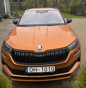 Oranžs Skoda Karoq 2024 Cēsis, ar dzinēja tilpumu 1.50 L un nobraukumu 54 tūkst. km par 27000 €, foto 6 vietnē AUTOMOTO.COM.LV