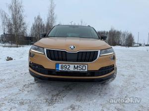 Orange Skoda Karoq 2018 in Tallinn, with an engine capacity of 2.00 L and mileage of 141 thousand km for 19900 €, photo  on AUTOMOTO.COM.LV
