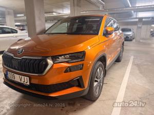 Orange Skoda Karoq 2023 in Tallinn, with an engine capacity of 1.50 L and mileage of 16 thousand km for 26500 €, photo  on AUTOMOTO.COM.LV
