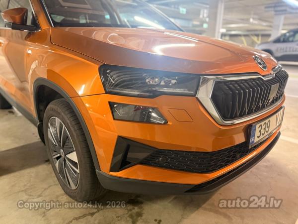 Orange Skoda Karoq 2023 in Tallinn, with an engine capacity of 1.50 L and mileage of 16 thousand km for 26500 €, photo 7 on AUTOMOTO.COM.LV