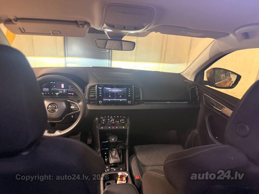 Orange Skoda Karoq 2023 in Tallinn, with an engine capacity of 1.50 L and mileage of 16 thousand km for 26500 €, photo 13 on AUTOMOTO.COM.LV