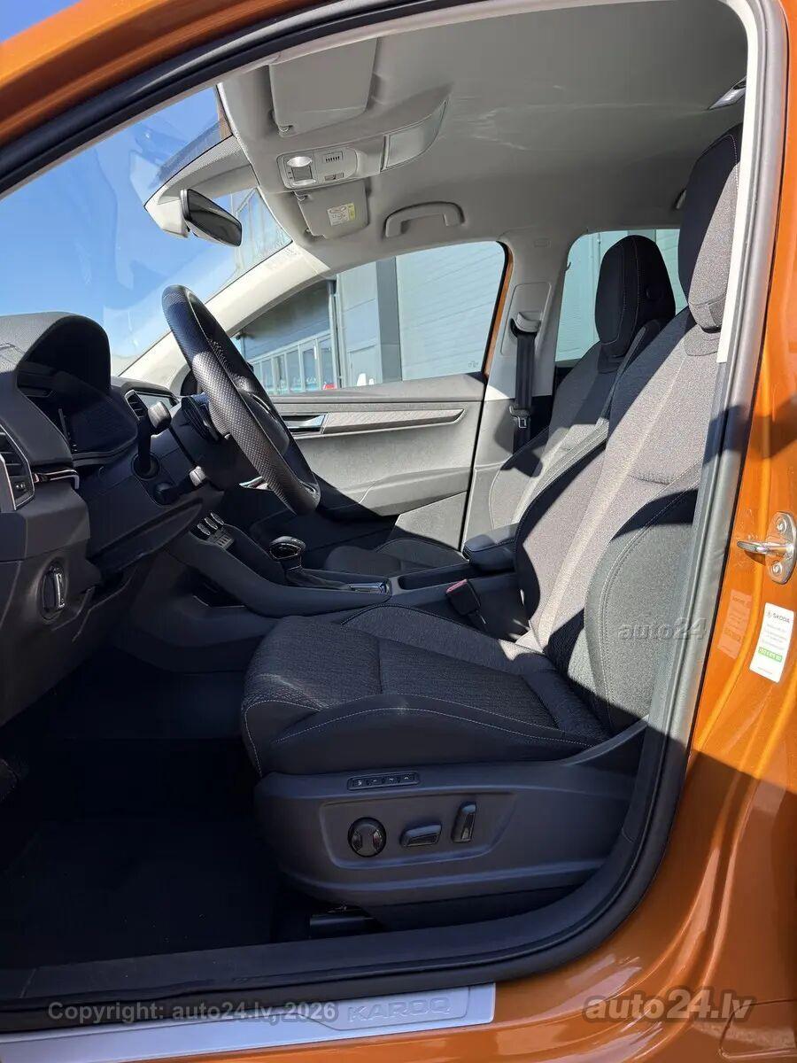 Oranžs Skoda Karoq 2023 Tallina, ar dzinēja tilpumu 1.50 L un nobraukumu 57 tūkst. km par 25995 €, foto 12 vietnē AUTOMOTO.COM.LV