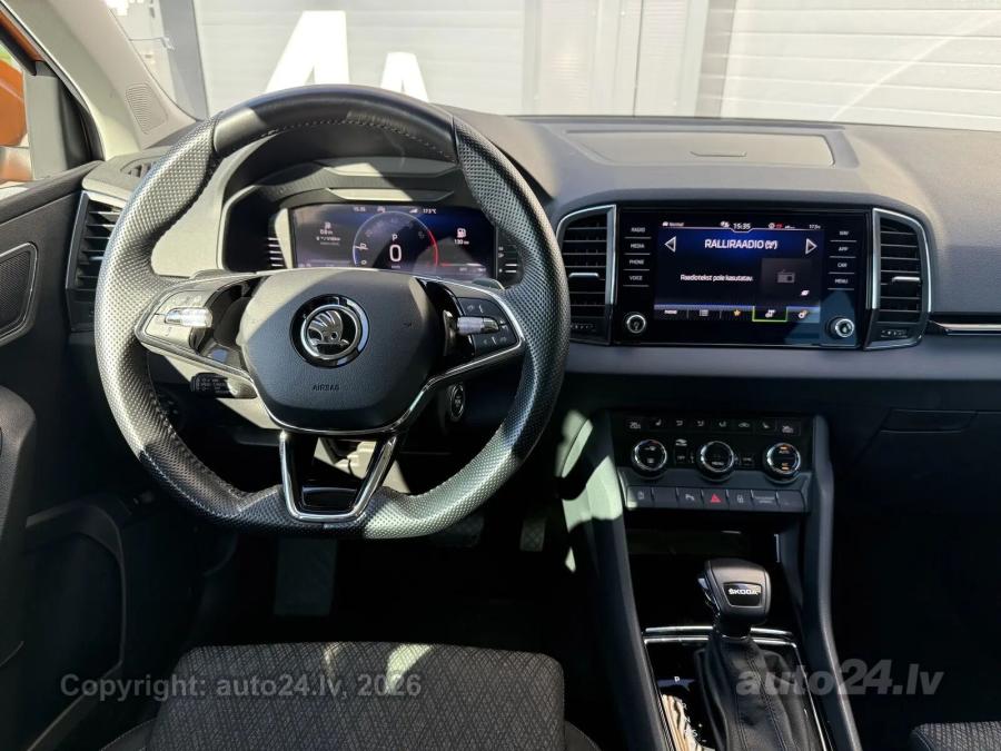 Oranžs Skoda Karoq 2023 Tallina, ar dzinēja tilpumu 1.50 L un nobraukumu 57 tūkst. km par 25995 €, foto 18 vietnē AUTOMOTO.COM.LV