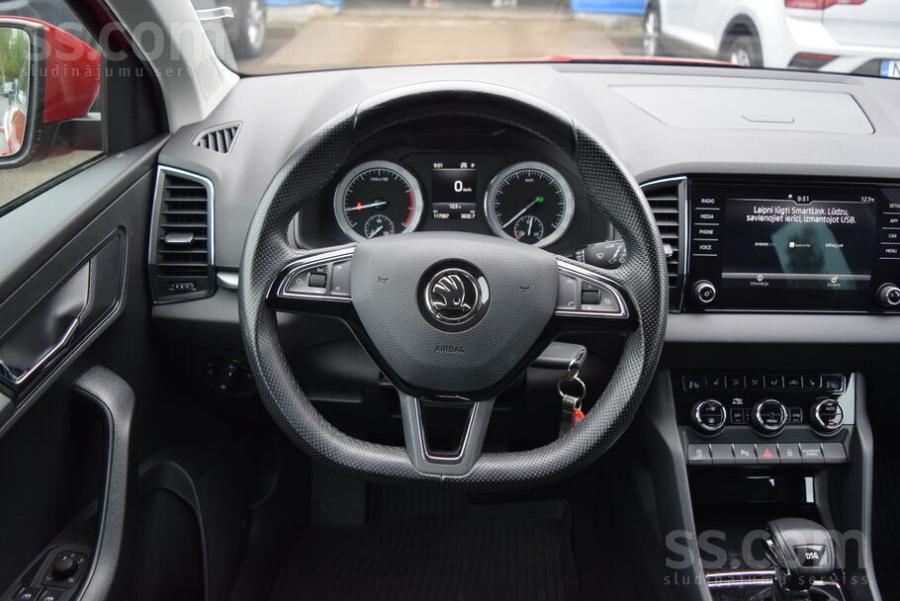 Sarkans Skoda Karoq 2018 Rīga, ar dzinēja tilpumu 1.00 L un nobraukumu 118 tūkst. km par 13500 €, foto 11 vietnē AUTOMOTO.COM.LV
