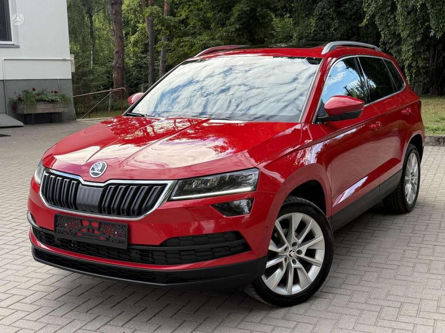 Sarkans Skoda Karoq 2018 Prienai, ar dzinēja tilpumu 1.60 L un nobraukumu 245 tūkst. km par 13950 €, foto 3 vietnē AUTOMOTO.COM.LV