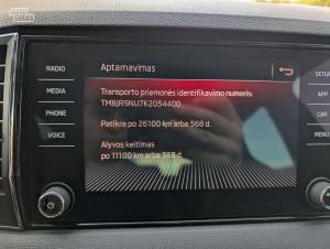 Red Skoda Karoq 2019 in Vilnius, with an engine capacity of 1.50 L and mileage of 86 thousand km for 19700 €, photo 12 on AUTOMOTO.COM.LV