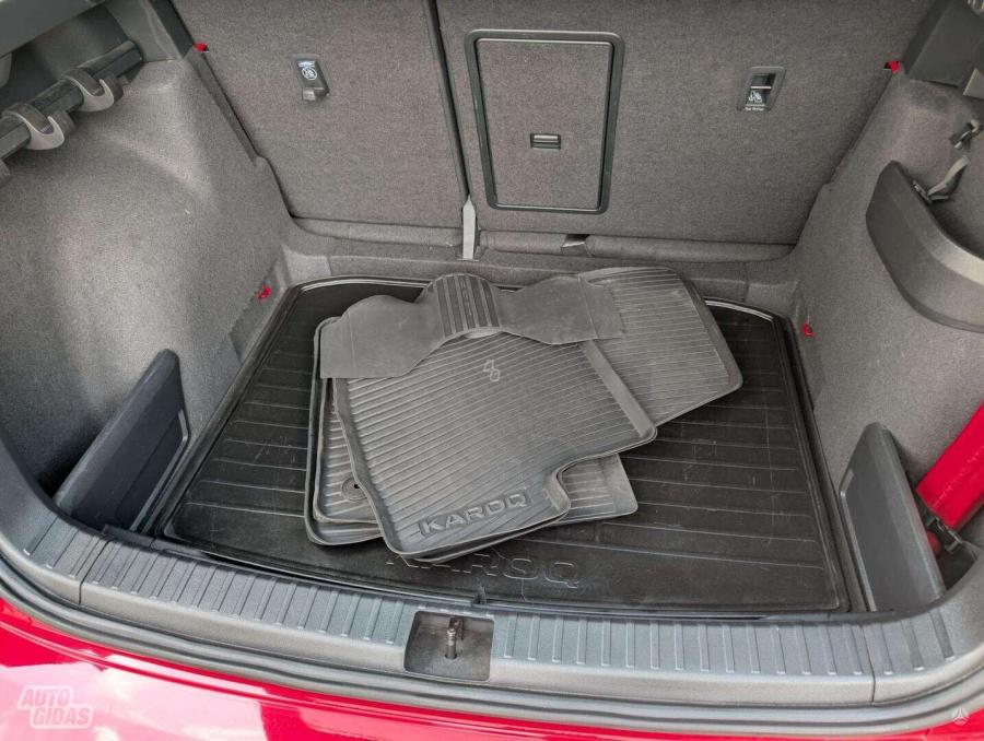 Red Skoda Karoq 2019 in Vilnius, with an engine capacity of 1.50 L and mileage of 86 thousand km for 19700 €, photo 15 on AUTOMOTO.COM.LV