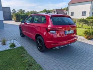 Red Skoda Karoq 2019 in Vilnius, with an engine capacity of 1.50 L and mileage of 86 thousand km for 19500 €, photo 4 on AUTOMOTO.COM.LV