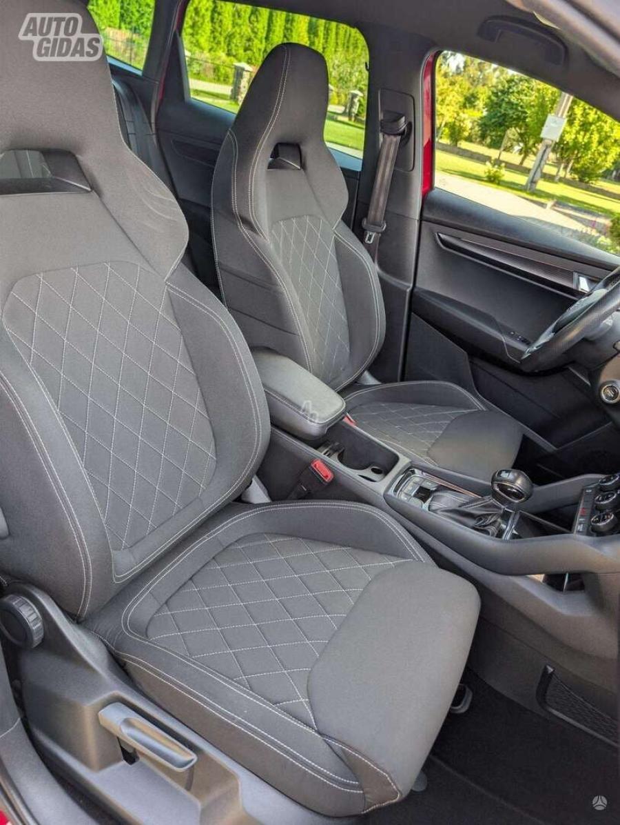 Red Skoda Karoq 2019 in Vilnius, with an engine capacity of 1.50 L and mileage of 86 thousand km for 19500 €, photo 7 on AUTOMOTO.COM.LV