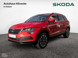 Sarkans Skoda Karoq 2020 Kauņa, ar dzinēja tilpumu 1.50 L un nobraukumu 29 tūkst. km par 27200 €, foto 1 vietnē AUTOMOTO.COM.LV