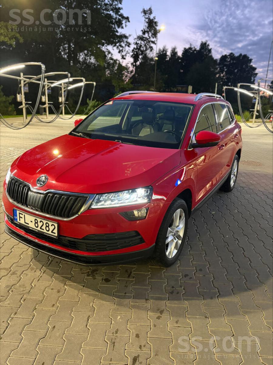 Sarkans Skoda Karoq 2020 Rīga, ar dzinēja tilpumu 1.50 L un nobraukumu 101 tūkst. km par 17800 €, foto 4 vietnē AUTOMOTO.COM.LV