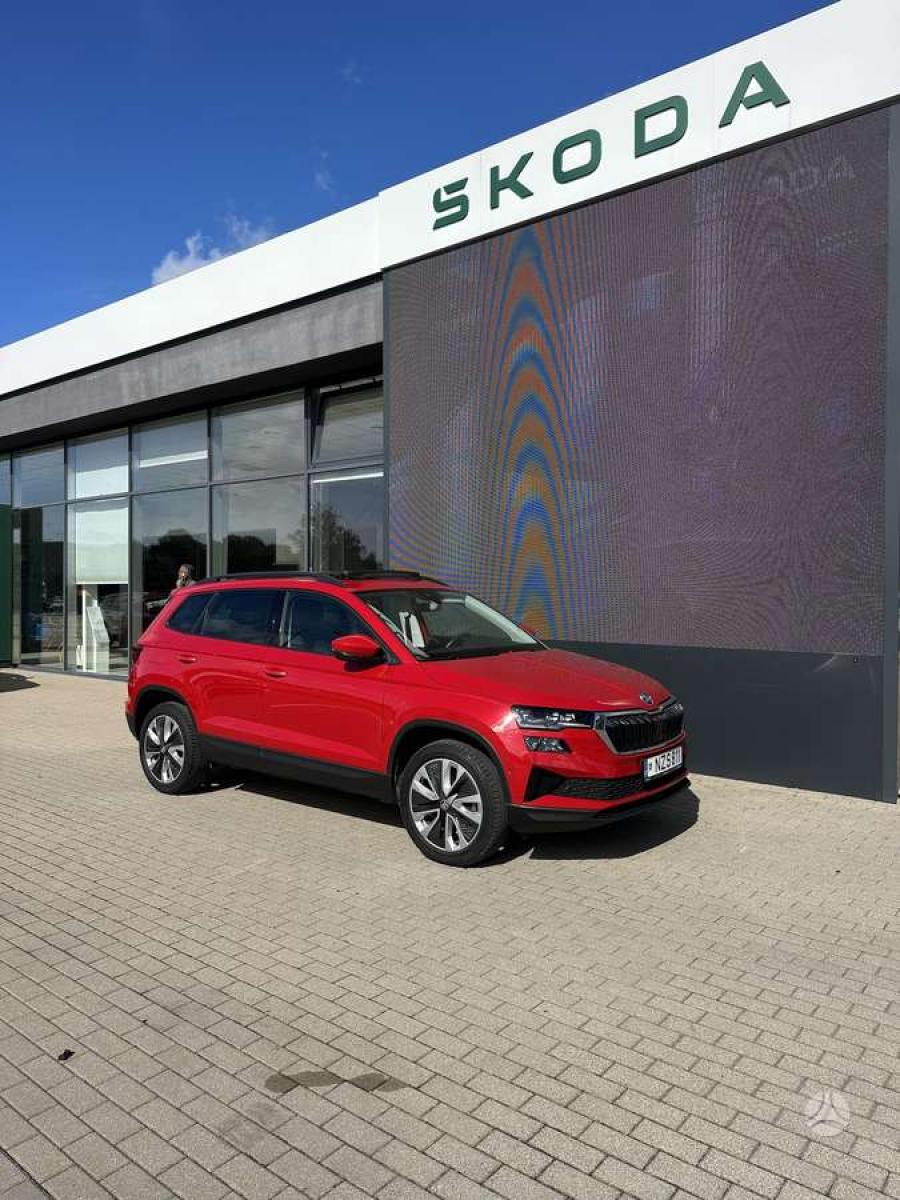 Sarkans Skoda Karoq 2022 Klaipėda, ar dzinēja tilpumu 1.97 L un nobraukumu 95 tūkst. km par 24980 €, foto 3 vietnē AUTOMOTO.COM.LV