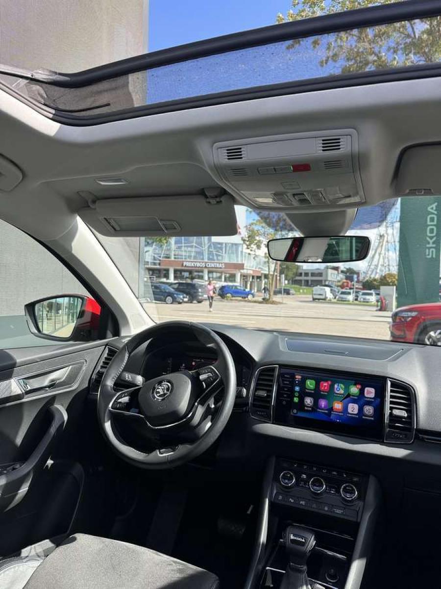 Sarkans Skoda Karoq 2022 Klaipėda, ar dzinēja tilpumu 1.97 L un nobraukumu 95 tūkst. km par 24980 €, foto 10 vietnē AUTOMOTO.COM.LV