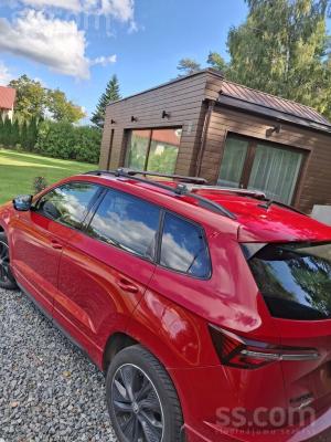 Sarkans Skoda Karoq 2024 Rīga, ar dzinēja tilpumu 1.50 L un nobraukumu 54 tūkst. km par 25500 €, foto 3 vietnē AUTOMOTO.COM.LV