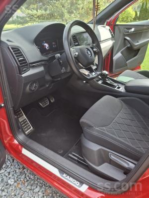 Sarkans Skoda Karoq 2024 Rīga, ar dzinēja tilpumu 1.50 L un nobraukumu 54 tūkst. km par 25500 €, foto 6 vietnē AUTOMOTO.COM.LV