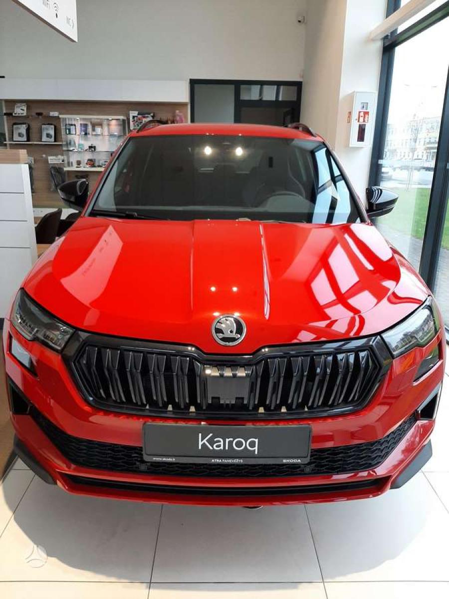 Красный Шкода Karoq 2026 в Паневежис, объемом двигателя 1.50 л и пробегом 5 тыс. км за 33930 €, фото 1 на AUTOMOTO.COM.LV