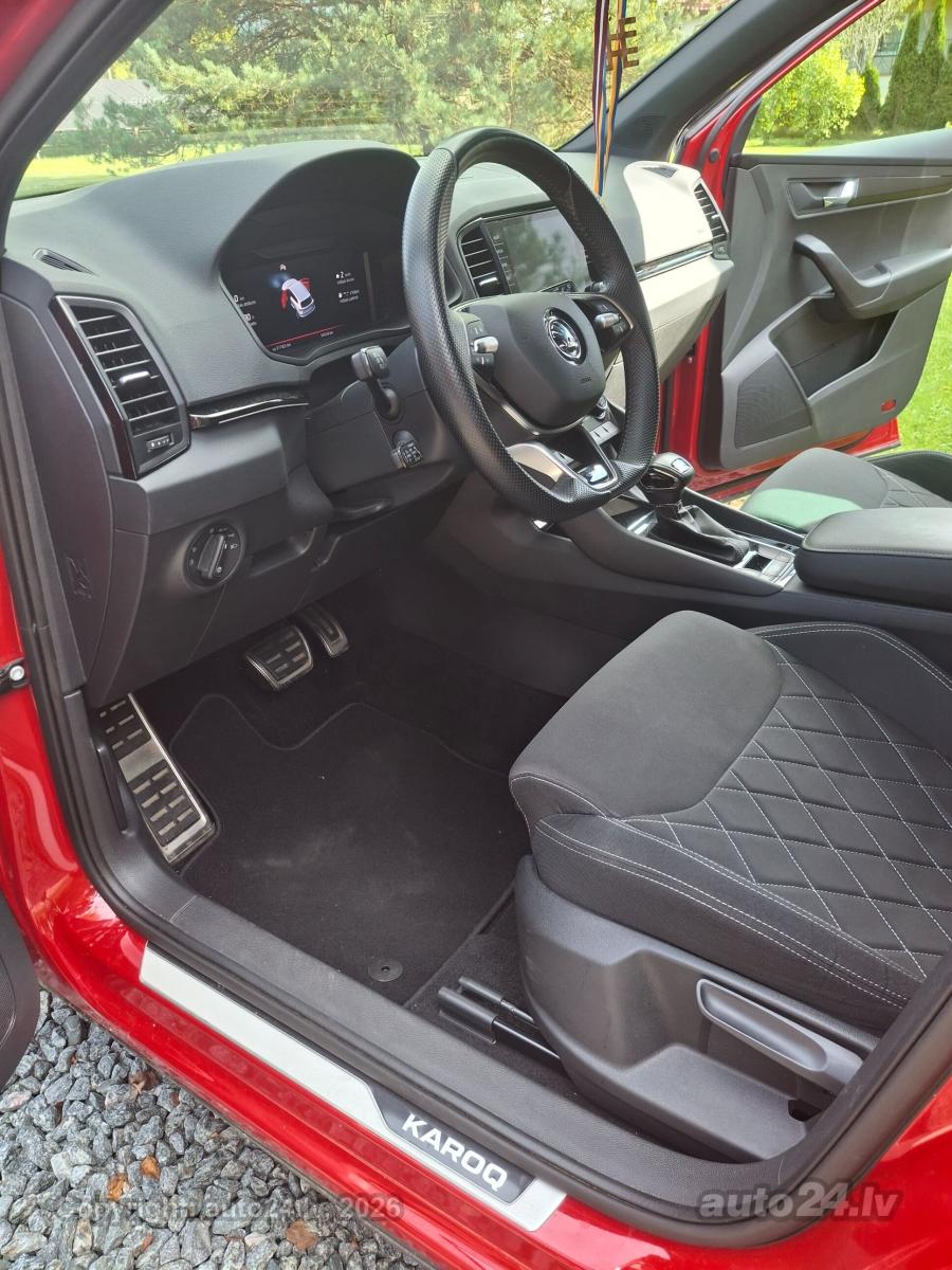 Sarkans Skoda Karoq 2024 Rīga, ar dzinēja tilpumu 1.50 L un nobraukumu 54 tūkst. km par 25500 €, foto 7 vietnē AUTOMOTO.COM.LV