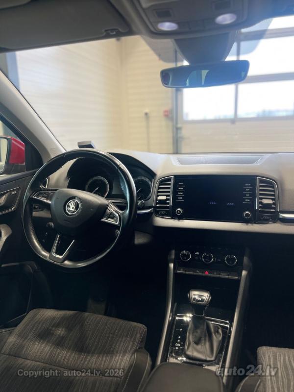 Sarkans Skoda Karoq 2018 Rakvere, ar dzinēja tilpumu 1.50 L un nobraukumu 149 tūkst. km par 17800 €, foto 7 vietnē AUTOMOTO.COM.LV