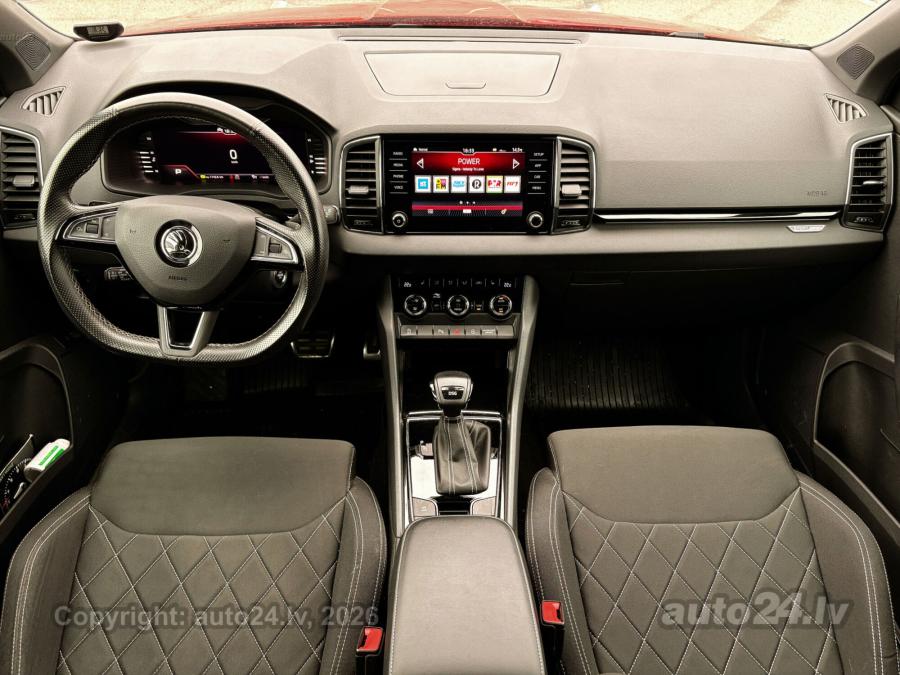 Sarkans Skoda Karoq 2019 Tallina, ar dzinēja tilpumu 1.50 L un nobraukumu 55 tūkst. km par 17300 €, foto 9 vietnē AUTOMOTO.COM.LV