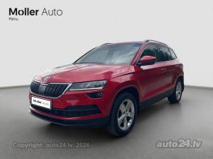 Red Skoda Karoq 2021 in Parnu, with an engine capacity of 2.00 L and mileage of 146 thousand km for 20950 €, photo  on AUTOMOTO.COM.LV