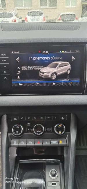 White Skoda Karoq 2017 in Kaisiadorys, with an engine capacity of 1.97 L and mileage of 289 thousand km for 14500 €, photo 21 on AUTOMOTO.COM.LV