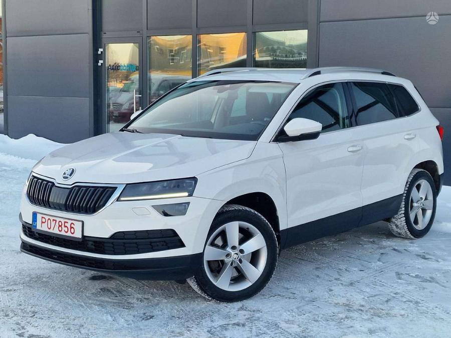 Balts Skoda Karoq 2018 Jonava, ar dzinēja tilpumu 2.00 L un nobraukumu 221 tūkst. km par 16600 €, foto 1 vietnē AUTOMOTO.COM.LV