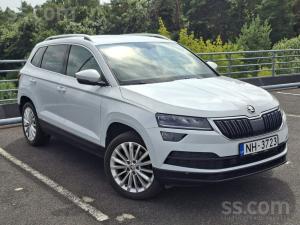 Balts Skoda Karoq 2018 Rīga, ar dzinēja tilpumu 1.60 L un nobraukumu 174 tūkst. km par 17427 €, foto  vietnē AUTOMOTO.COM.LV