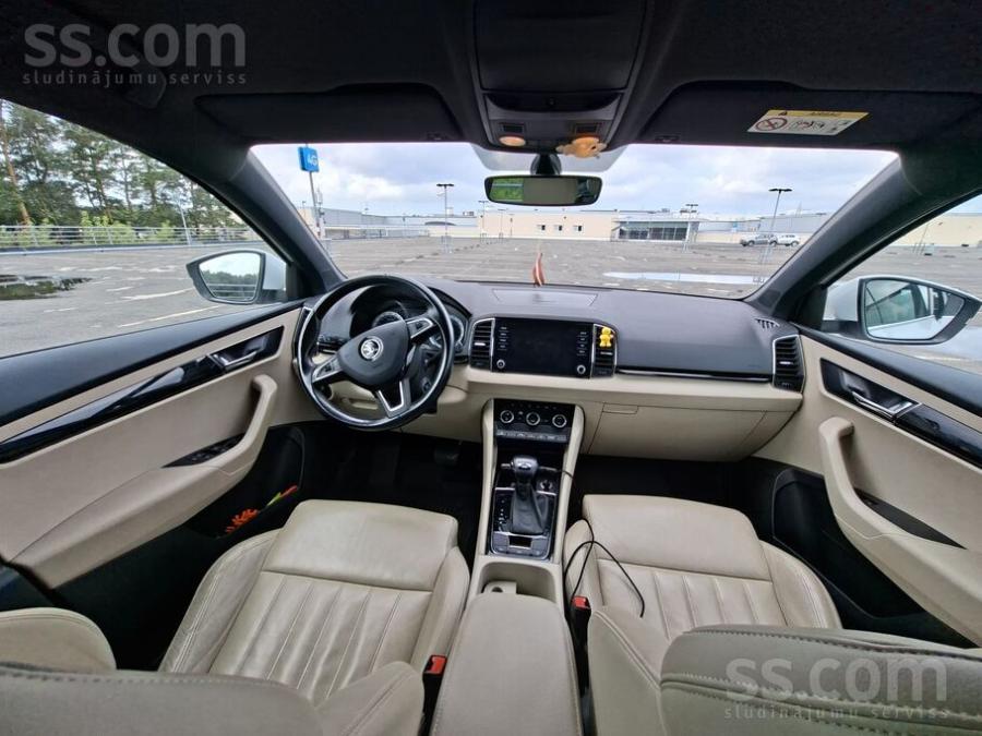 Balts Skoda Karoq 2018 Rīga, ar dzinēja tilpumu 1.60 L un nobraukumu 174 tūkst. km par 17427 €, foto 6 vietnē AUTOMOTO.COM.LV