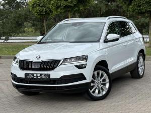 White Skoda Karoq 2018 in Prienai, with an engine capacity of 1.97 L and mileage of 152 thousand km for 15950 €, photo  on AUTOMOTO.COM.LV