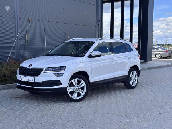 Balts Skoda Karoq 2018 Viļņa, ar dzinēja tilpumu 1.00 L un nobraukumu 190 tūkst. km par 12900 €, foto 1 vietnē AUTOMOTO.COM.LV