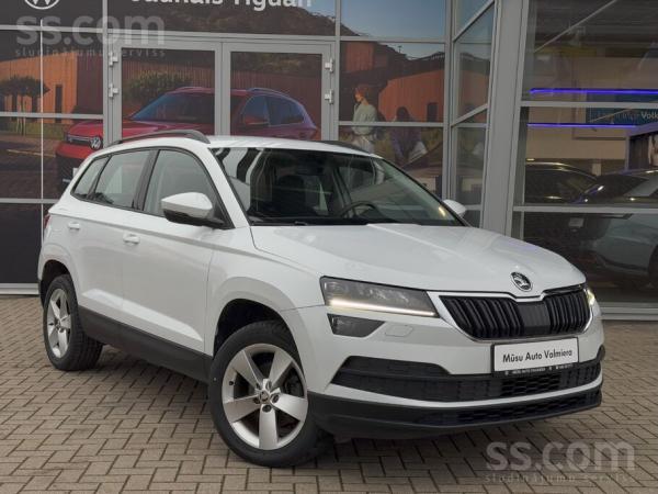 Balts Skoda Karoq 2019 Valmiera, ar dzinēja tilpumu 1.60 L un nobraukumu 145 tūkst. km par 17300 €, foto 1 vietnē AUTOMOTO.COM.LV