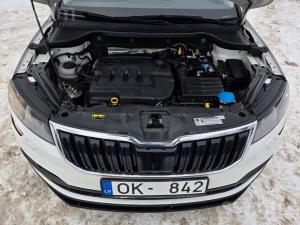White Skoda Karoq 2019 in Riga, with an engine capacity of 2.00 L and mileage of 0 thousand km for 13950 €, photo 30 on AUTOMOTO.COM.LV